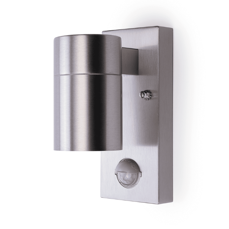 Coral Stainless Steel PIR Down Wall Light - Target Group